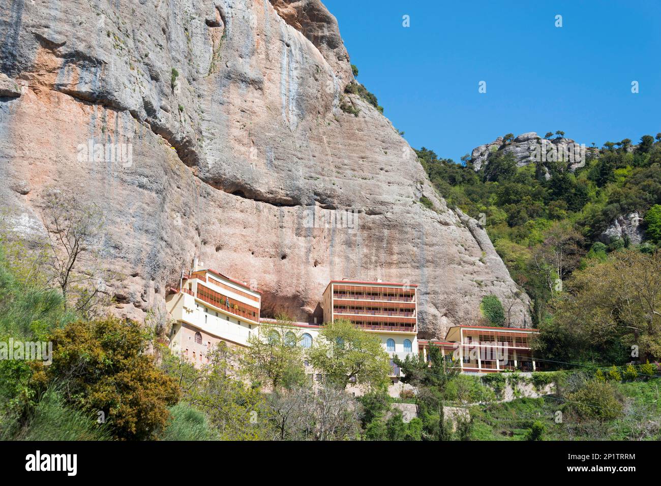 Monastery, Moni Mega Spileon, Kalavryta, Achaia, Peloponnese, Greece ...