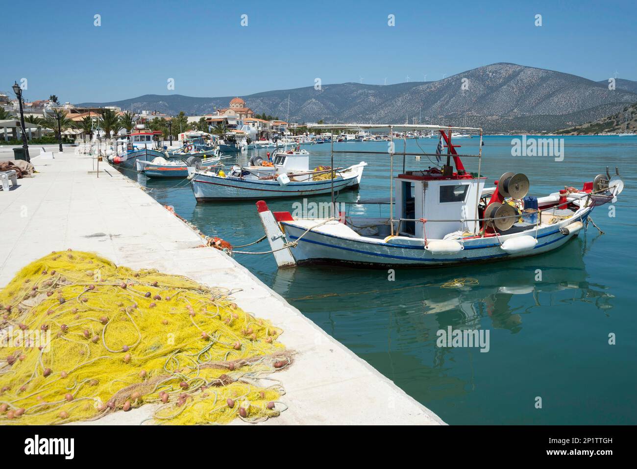 Port, Kilada, Peloponnese, Greece Stock Photo - Alamy