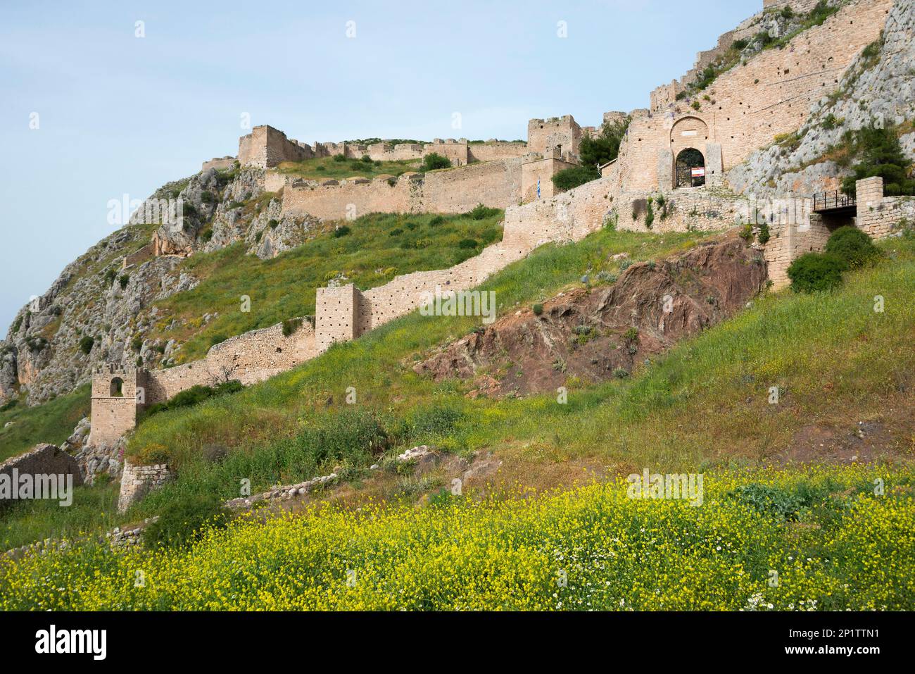 Acrocorinth castle hi-res stock photography and images - Alamy