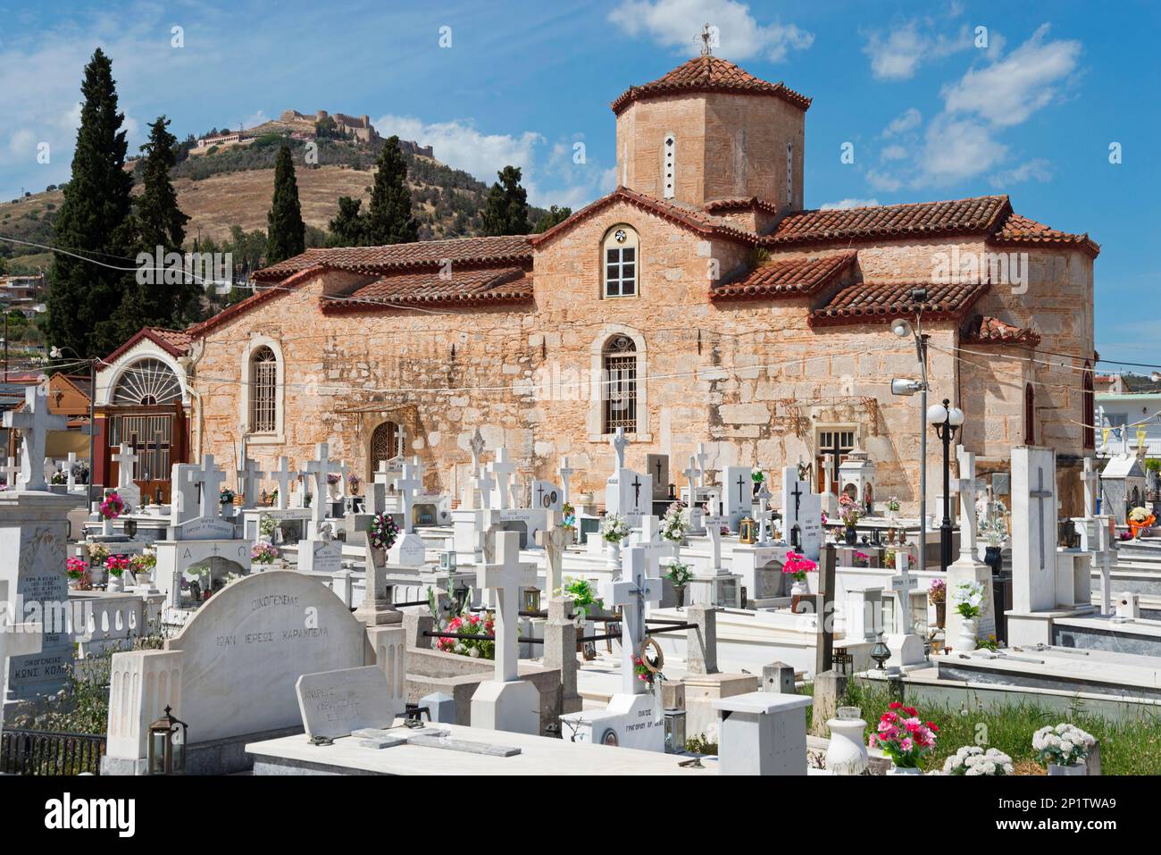 Holy Ascension Church, Argos, Argolis, Peloponnese, Greece Stock Photo ...