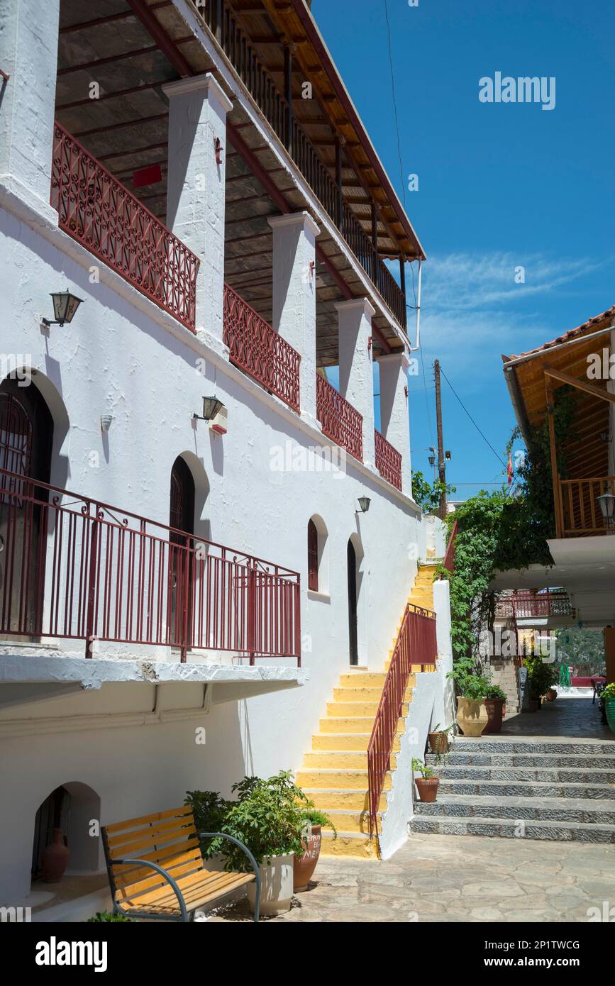 Monastery, Elona, Parnon Mountains, Moni Elonis, Arcadia, Peloponnese ...