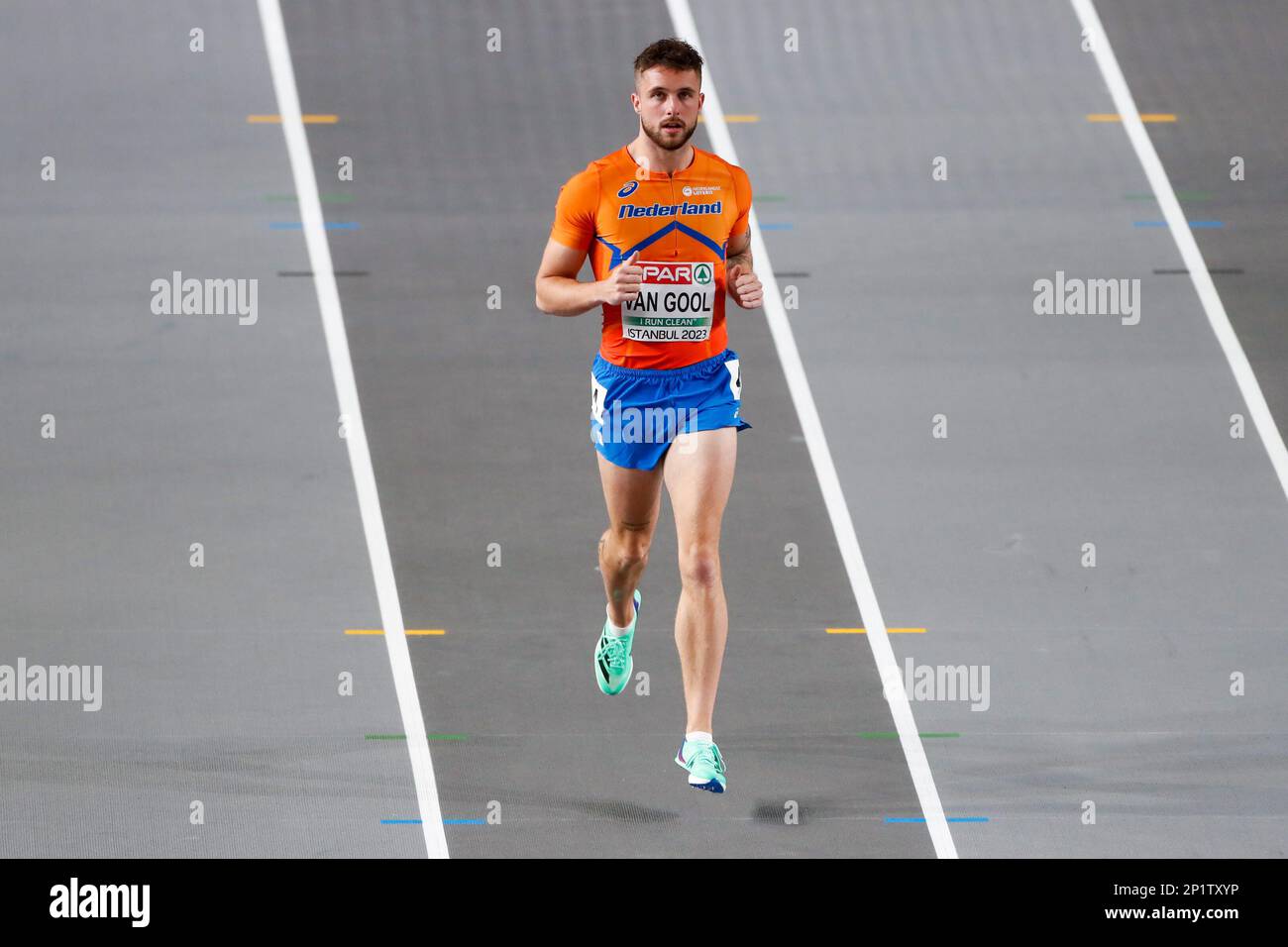 ISTANBUL, TURKEY - MARCH 4: Joris van Gool of the Netherlands competing ...