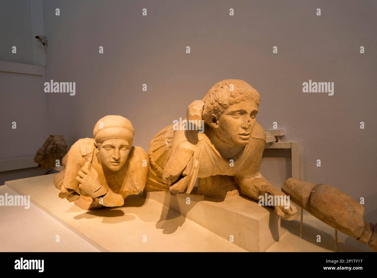 Archaeological Museum, Olympia, Elis, Peloponnese, Greece Stock Photo ...