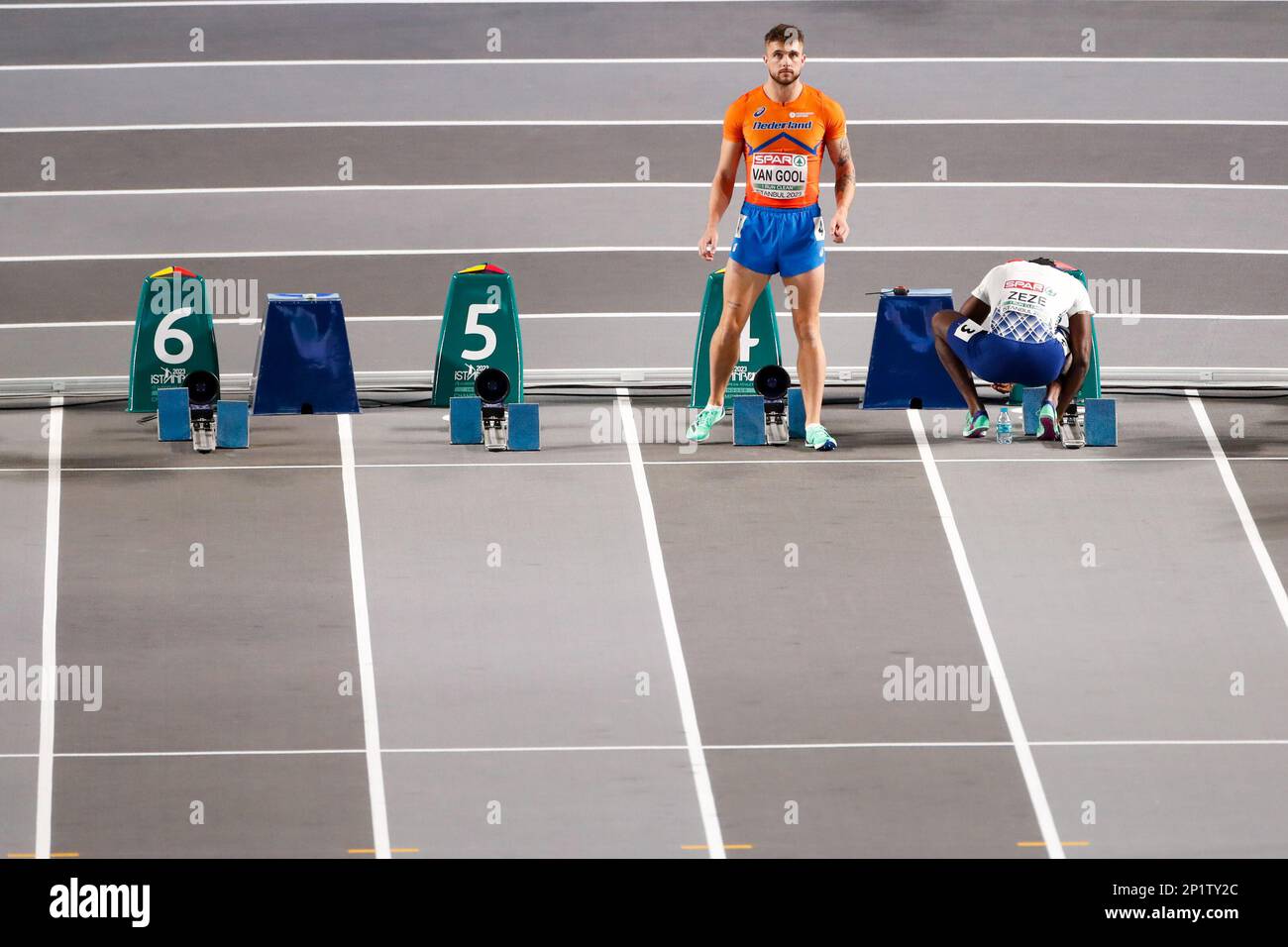 ISTANBUL, TURKEY - MARCH 4: Joris van Gool of the Netherlands competing ...