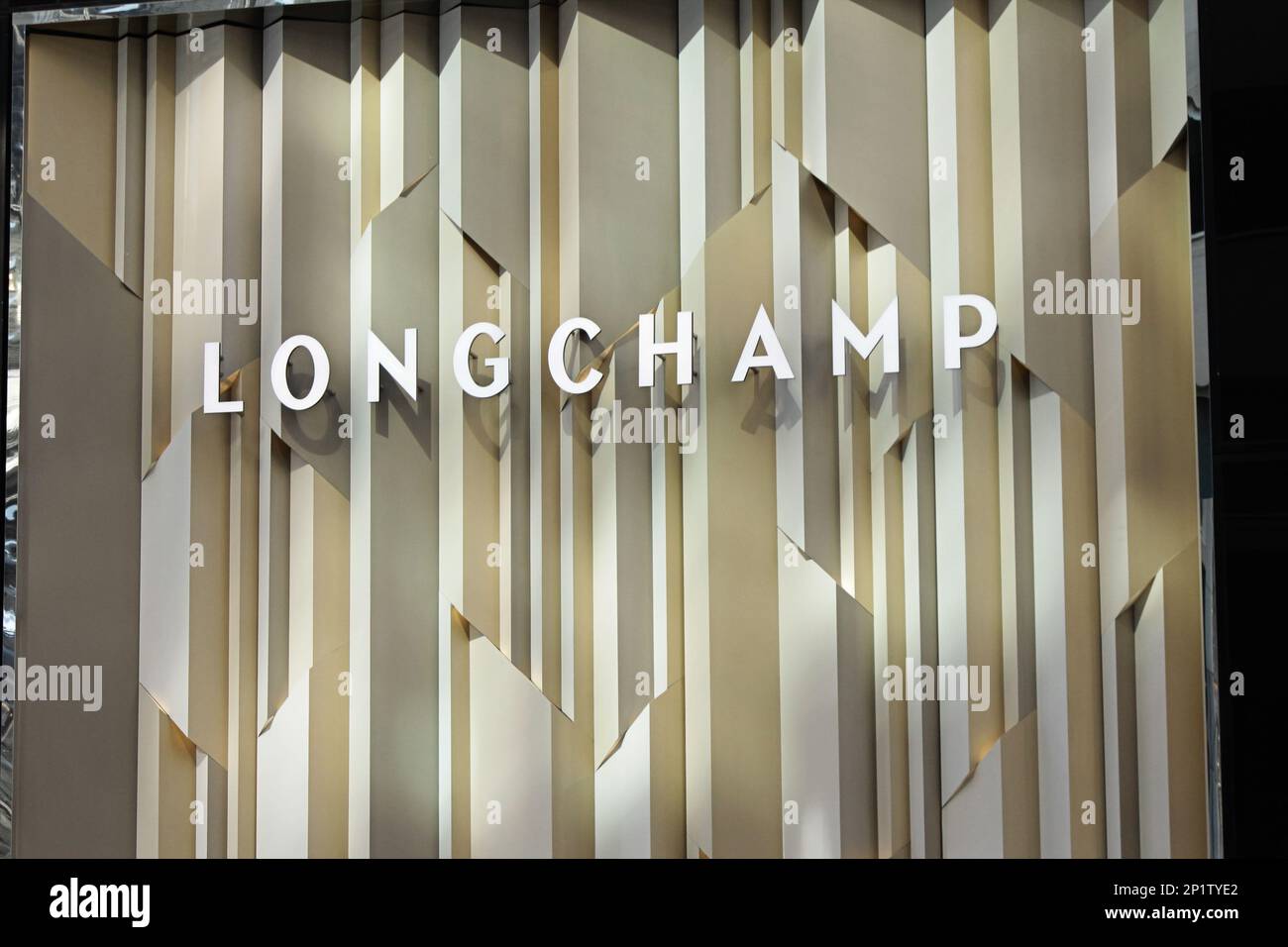 New York, NY - August 26, 2021: French leather goods designer and ...