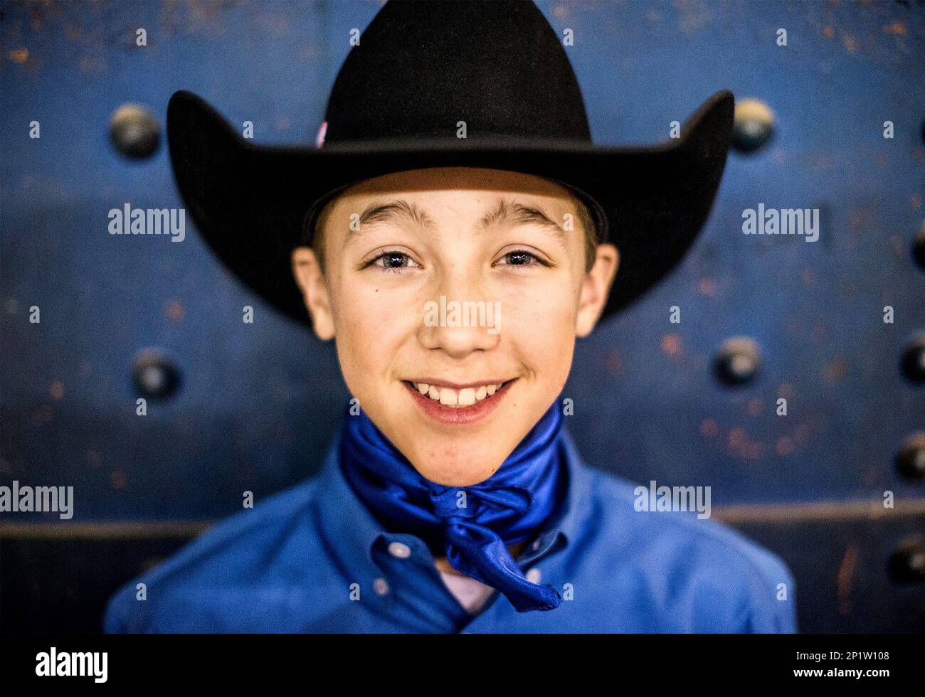 Trevor Naylor poses for a portrait during the Circuit Final Rodeo at ...