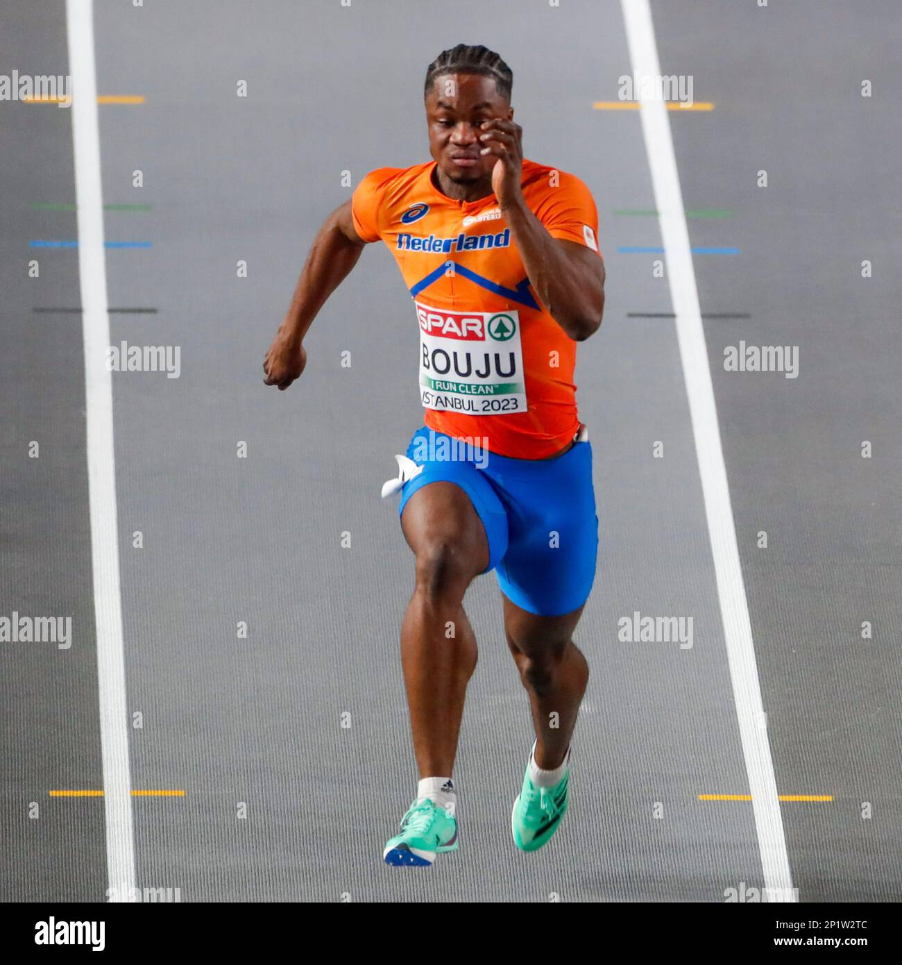 ISTANBUL, TURKEY - MARCH 4: Raphael Bouju of the Netherlands competing ...
