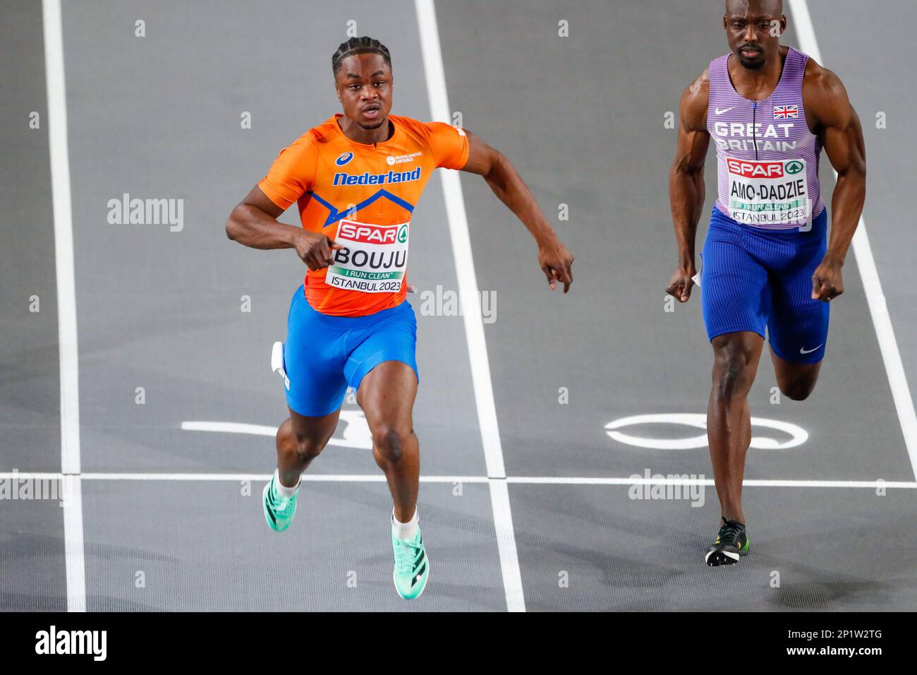 ISTANBUL, TURKEY - MARCH 4: Raphael Bouju of the Netherlands competing ...