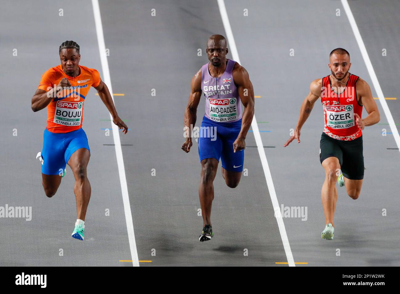 ISTANBUL, TURKEY - MARCH 4: Raphael Bouju of the Netherlands competing ...