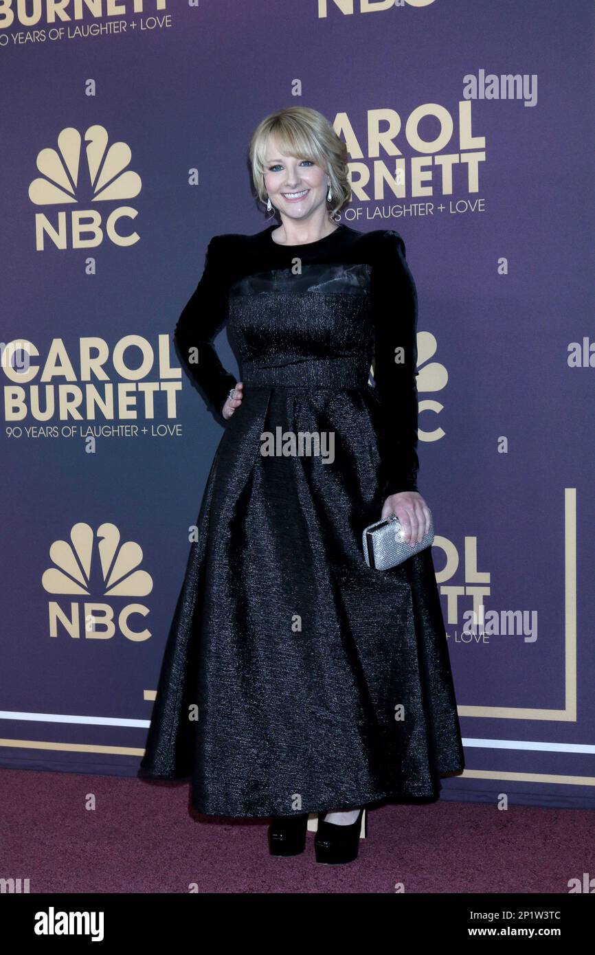 LOS ANGELES - MAR 2: Melissa Rauch at the Carol Burnett - 90 Years of ...
