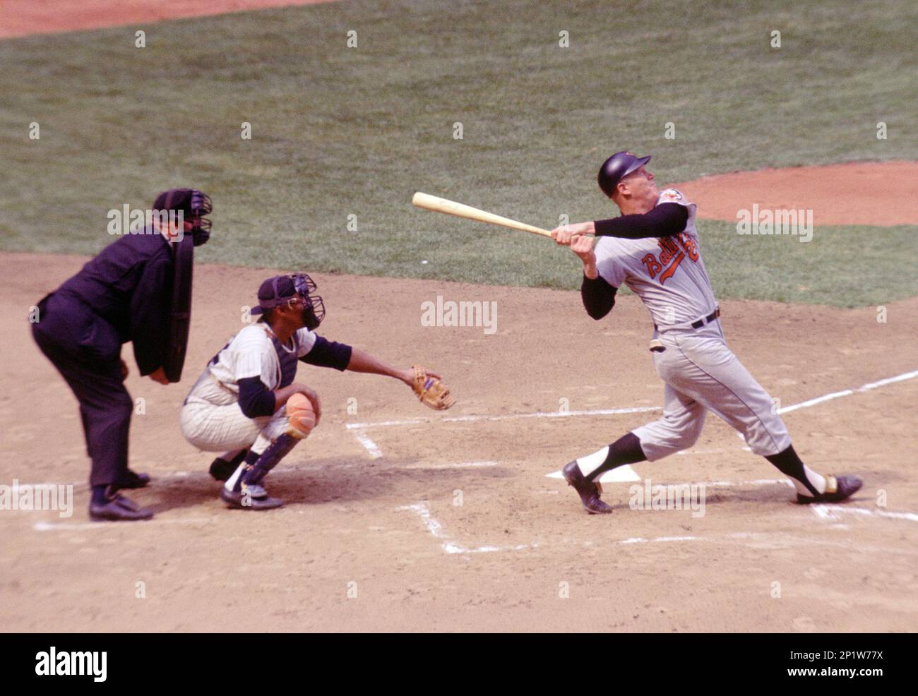 Baltimore Orioles Boog Powell (26) during a game from his 1964 season ...