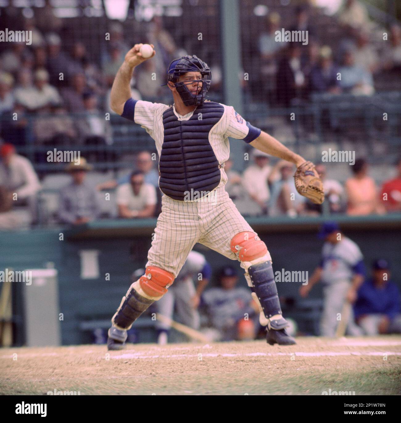 New York Mets Jerry Grote (15) from his 1968 season. Jerry Grote played ...