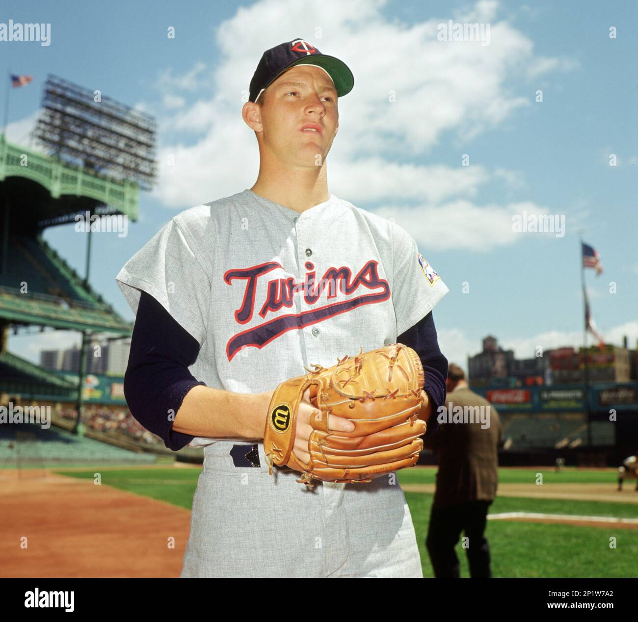 Minnesota Twins Jim Kaat (36) portrait before a game from his 1964 ...