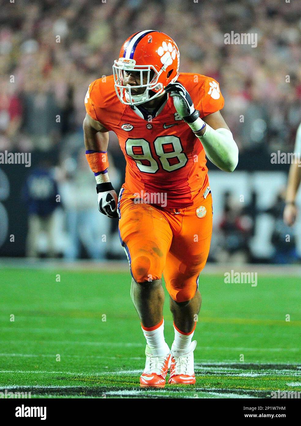 January 11, 2016: Kevin Dodd #98 of Clemson during the 2016 College ...