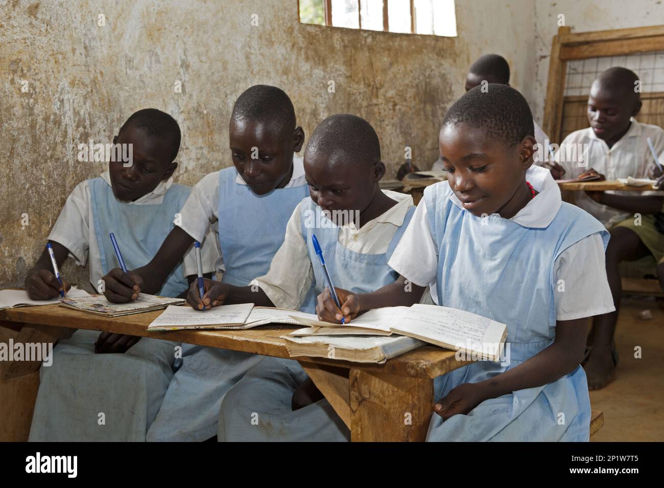 Children in the classroom of a rural school, Kenya Stock Photo - Alamy