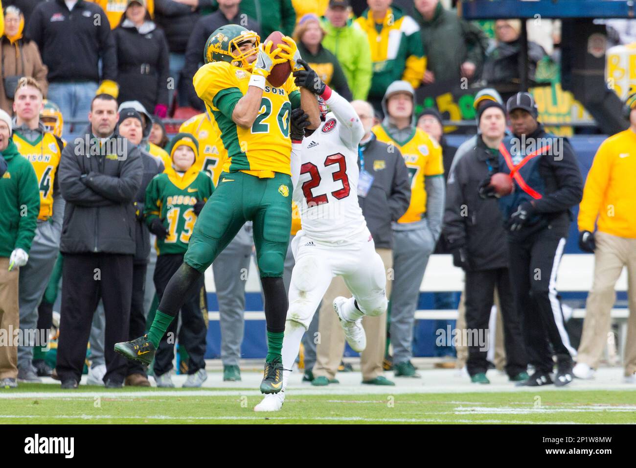 January 9, 2016: North Dakota State Bison wide receiver Darrius ...