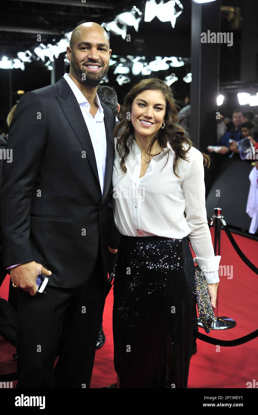 Jan. 11, 2016 - Zurich, Switzerland - HOPE SOLO and husband JERRAMY ...