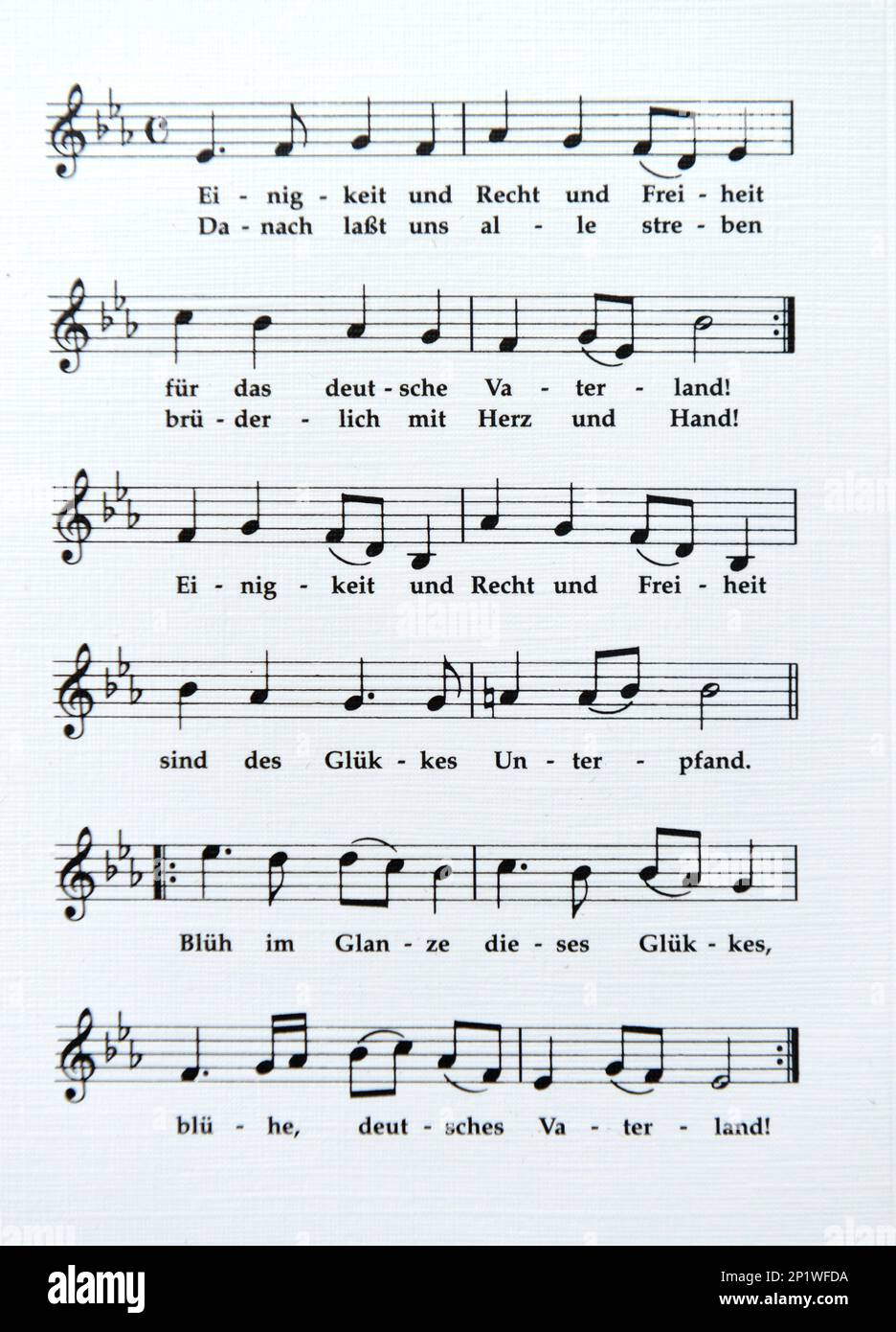 German national anthem hi-res stock photography and images - Alamy