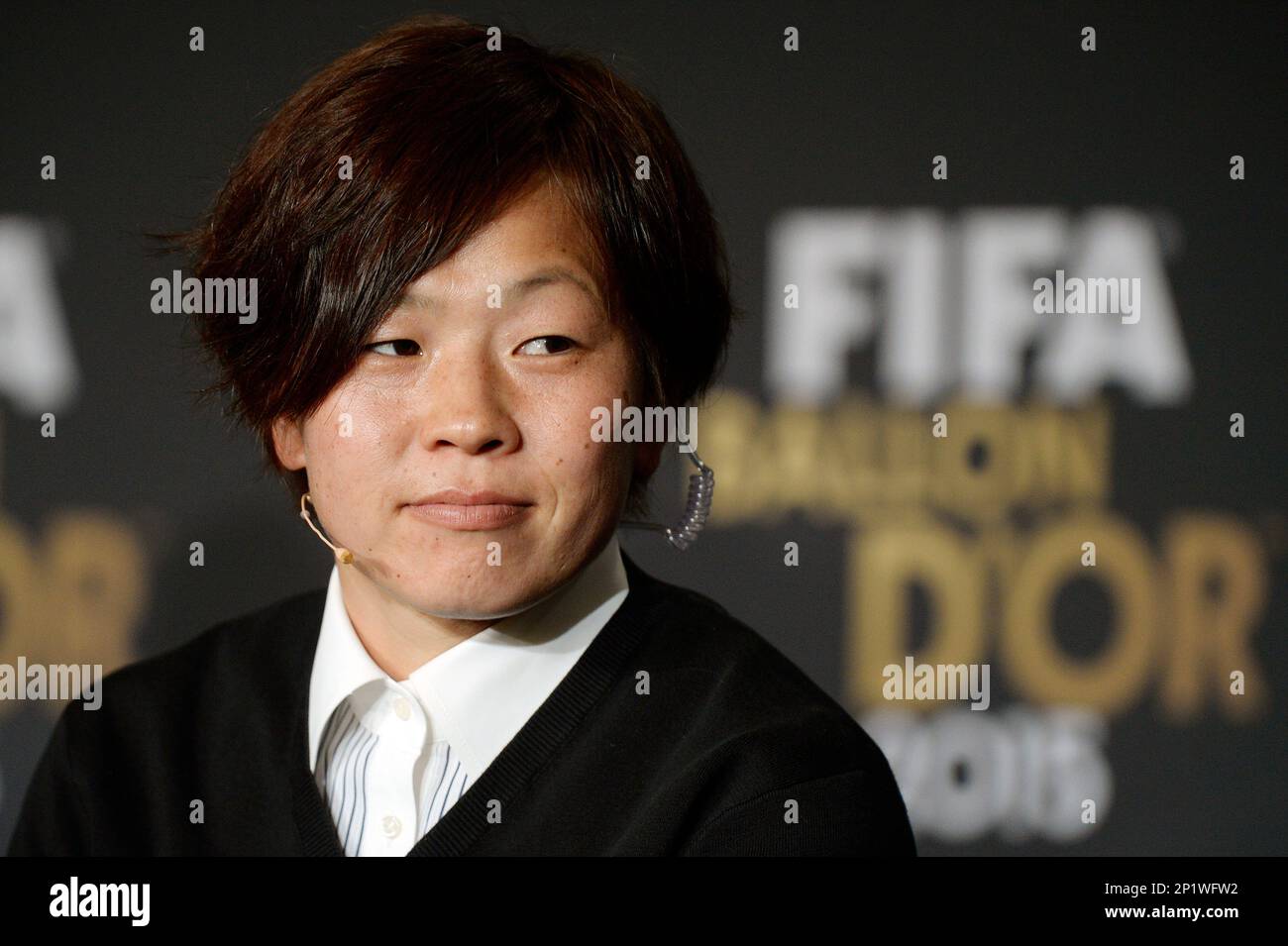 Japan's soccer player Aya Miyama, one of the nominees for the FIFA ...