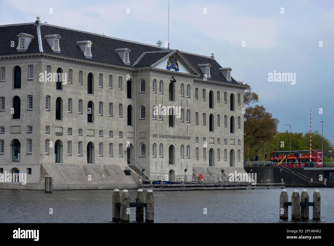 Scheepvaartmuseum, Oosterdok, Amsterdam, Netherlands Stock Photo - Alamy