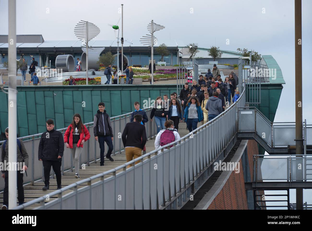 Pedestrian bridge nemo science hi-res stock photography and images - Alamy