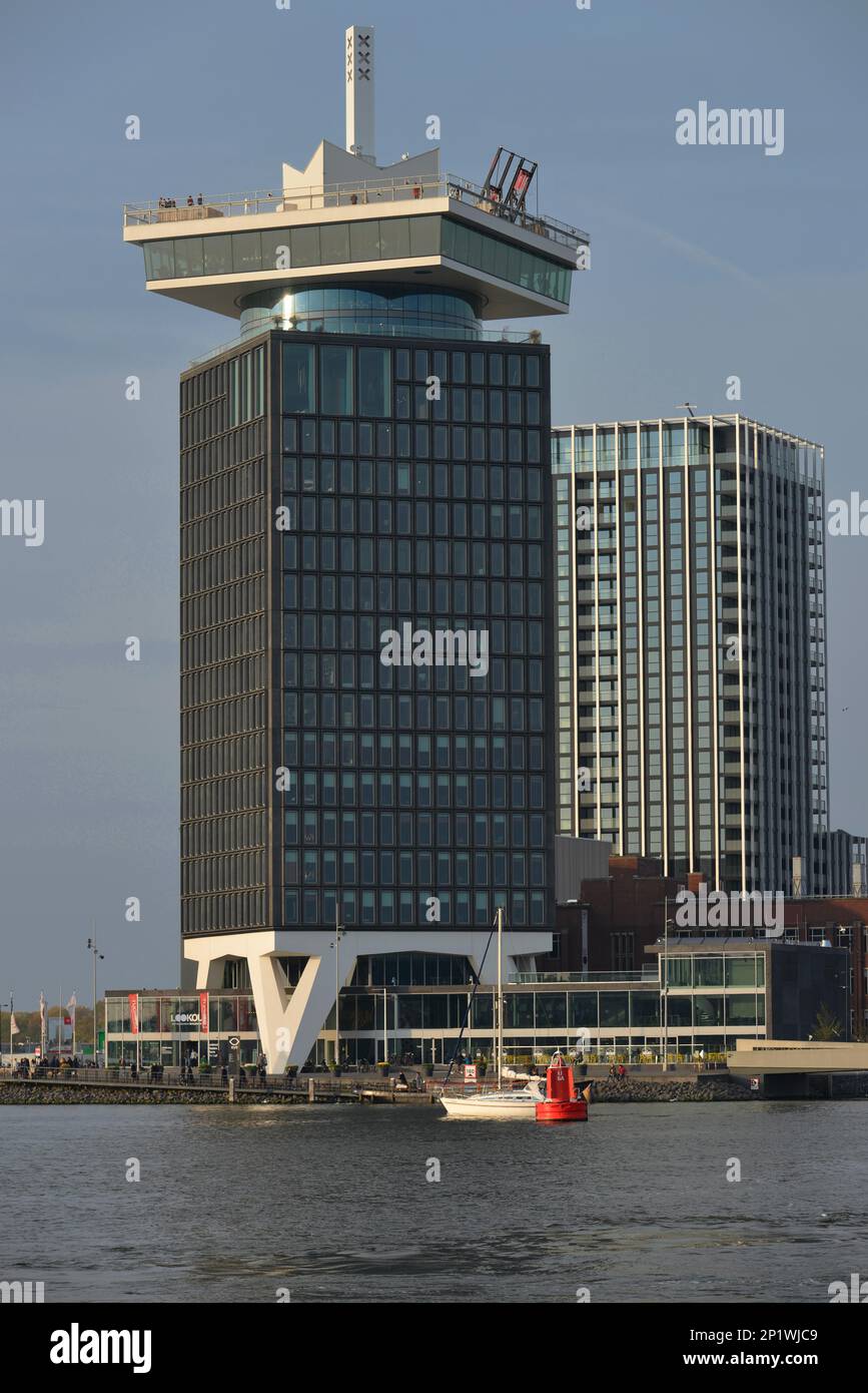 A'dam Tower, Overhoeksplein, Amsterdam, Netherlands Stock Photo - Alamy