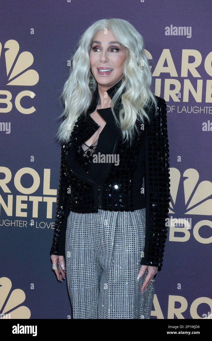 Los Angeles, CA. 2nd Mar, 2023. Cher at arrivals for Carol Burnett: 90 ...