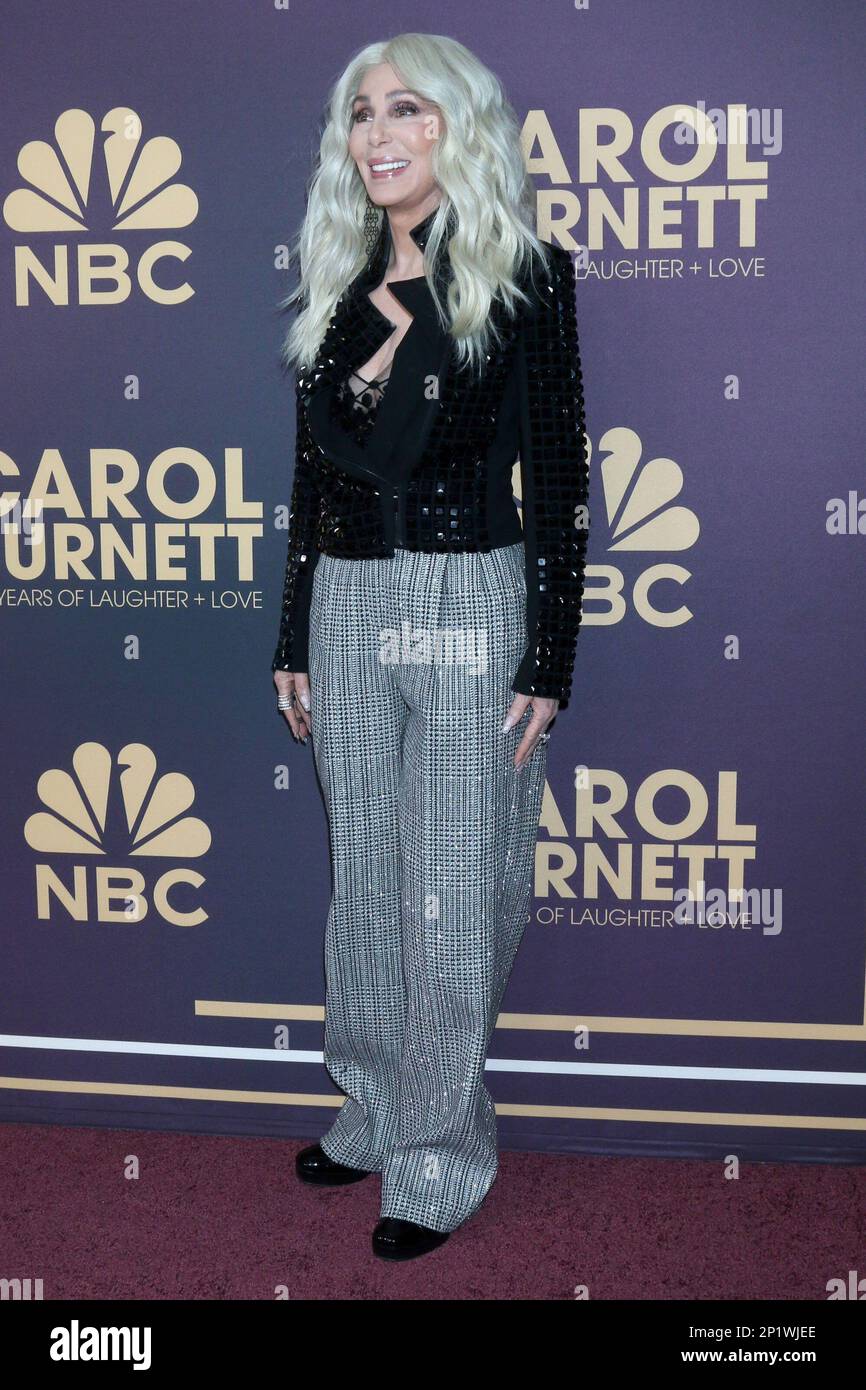 Los Angeles, CA. 2nd Mar, 2023. Cher at arrivals for Carol Burnett: 90 ...
