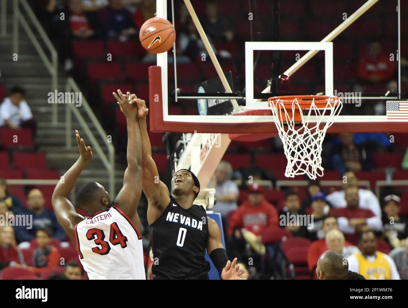 January 06 2016: Fresno State Bulldogs center Terrell Carter II (34 ...