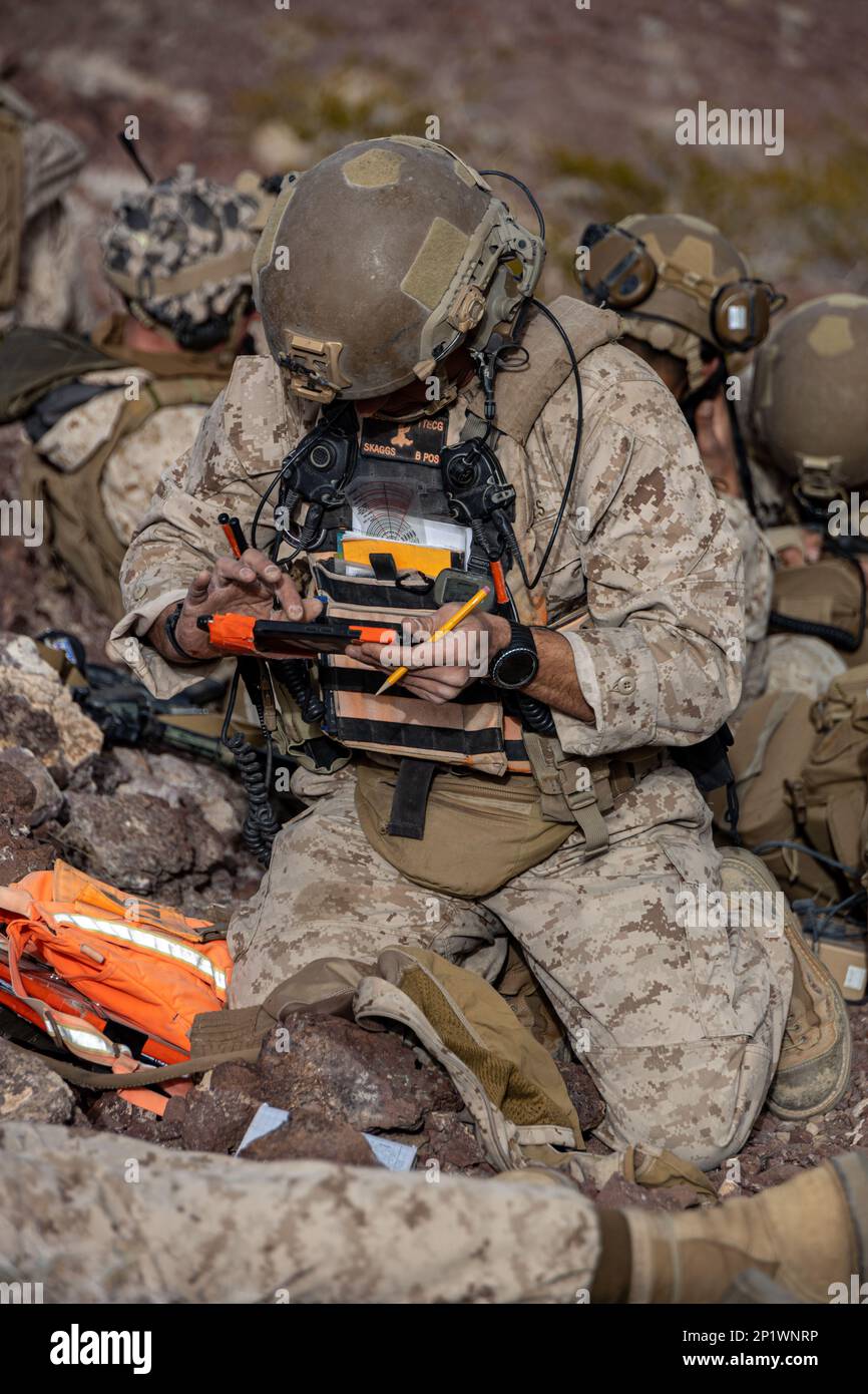 U.S. Marine Corps Gunnery Sgt. Chad Skaggs, infantry instructor, Tactical Training and Exercise ...