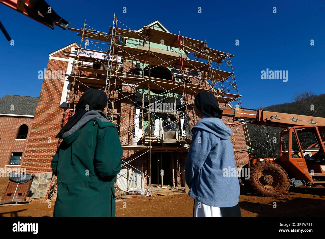 Mother Marion Rissetto, left, and Sister Barbara Smickel check out ...