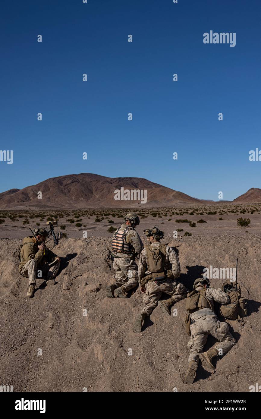 U.S. Marines with 1st Battalion, 1st Marine Regiment, 1st Marine ...