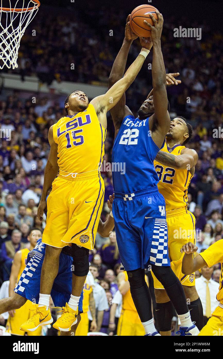 5 January 2016 Kentucky Wildcats at LSU Tigers; LSU Tigers forward ...