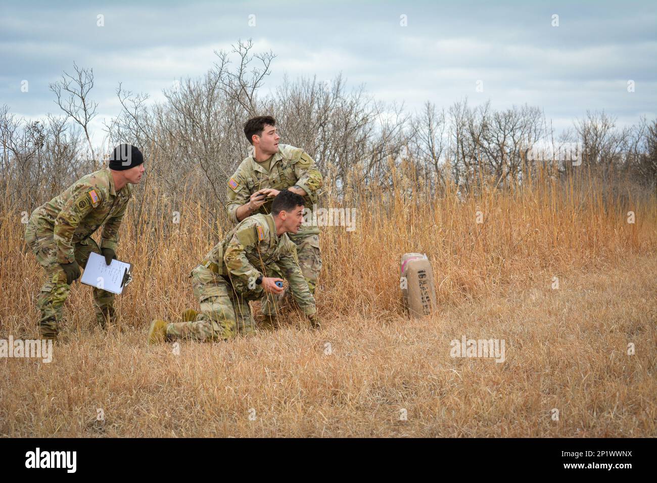 Fort Riley, KAN.- Soldiers stationed at Fort Riley teamed up into teams ...
