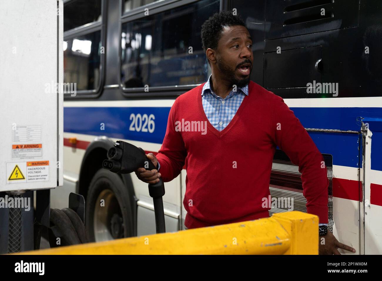 Chicago Transit Authority senior manager, bus maintenance, Don Hargrove ...