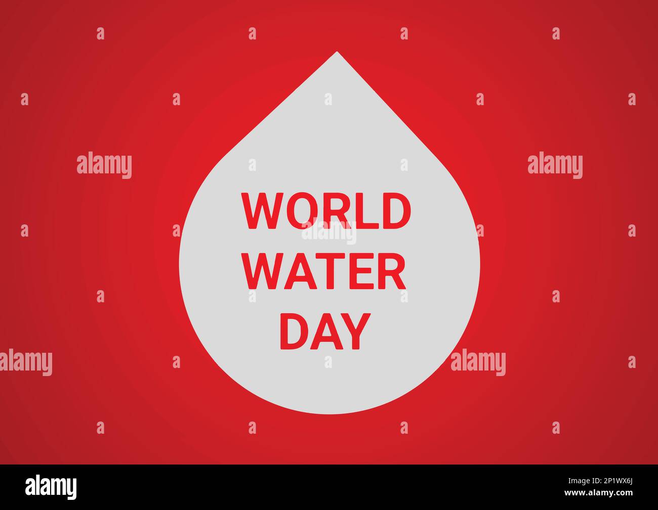 World Water Day vector illustration. World Water Day concept. Water ...