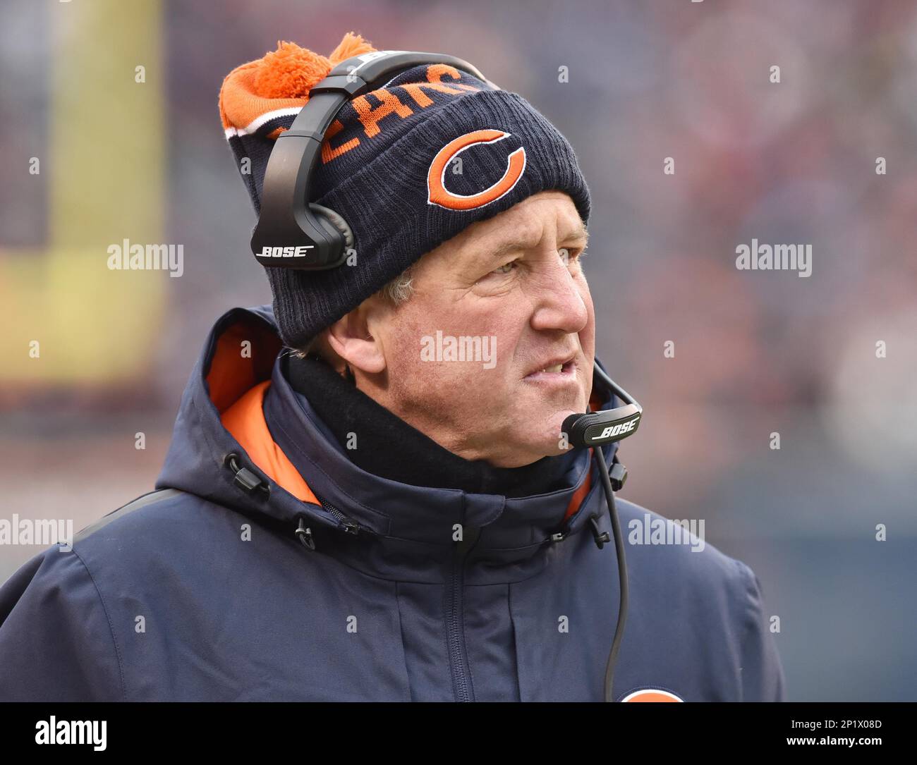 Chicago Bears head coach John Fox on the sidelines during the season ...