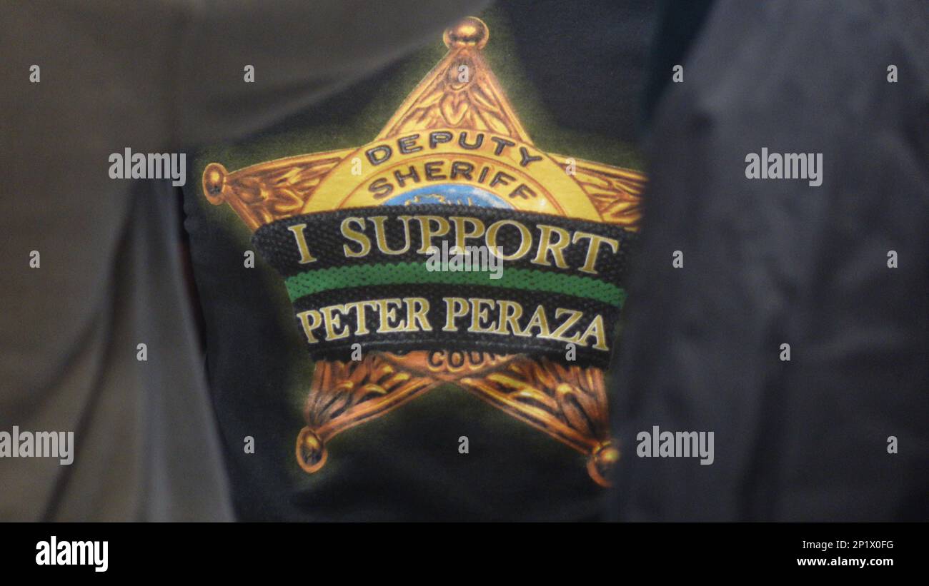 A logo on T-shirts worn by supporters of suspended Broward Sheriff's ...