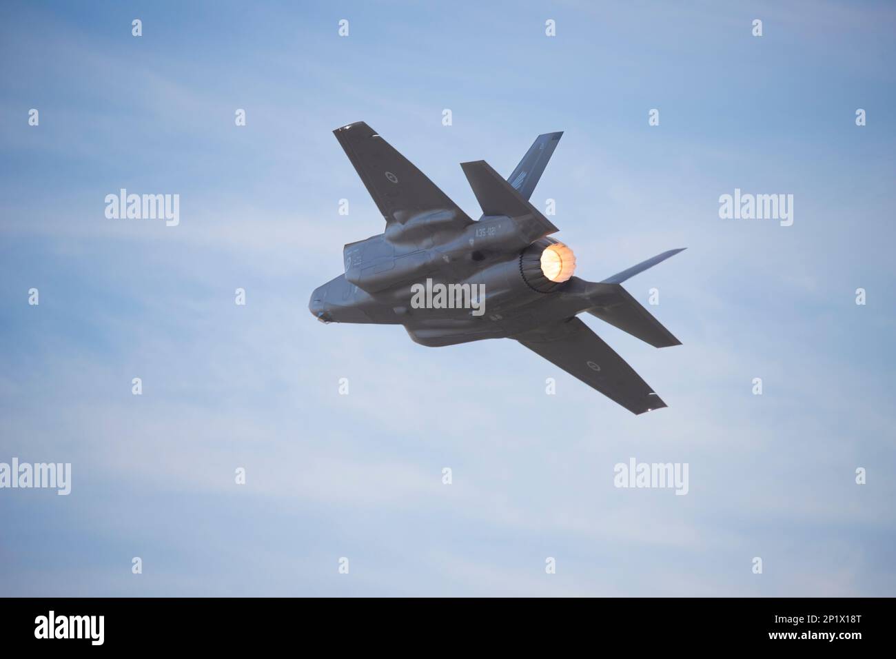The RAAF F-35A Lighting II on display at the Avalon International ...