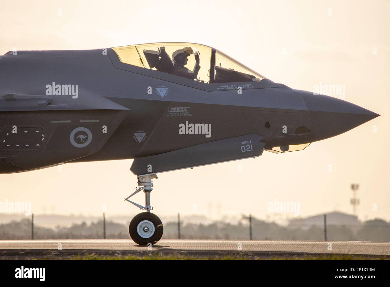 The RAAF F-35A Lighting II on display at the Avalon International ...