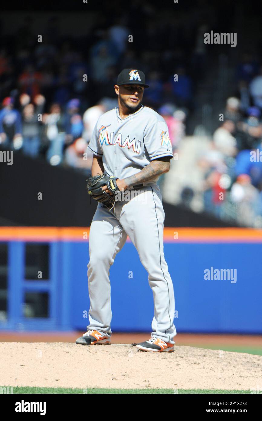 Miami Marlins pitcher A.J. Ramos (44) during game against the New York ...