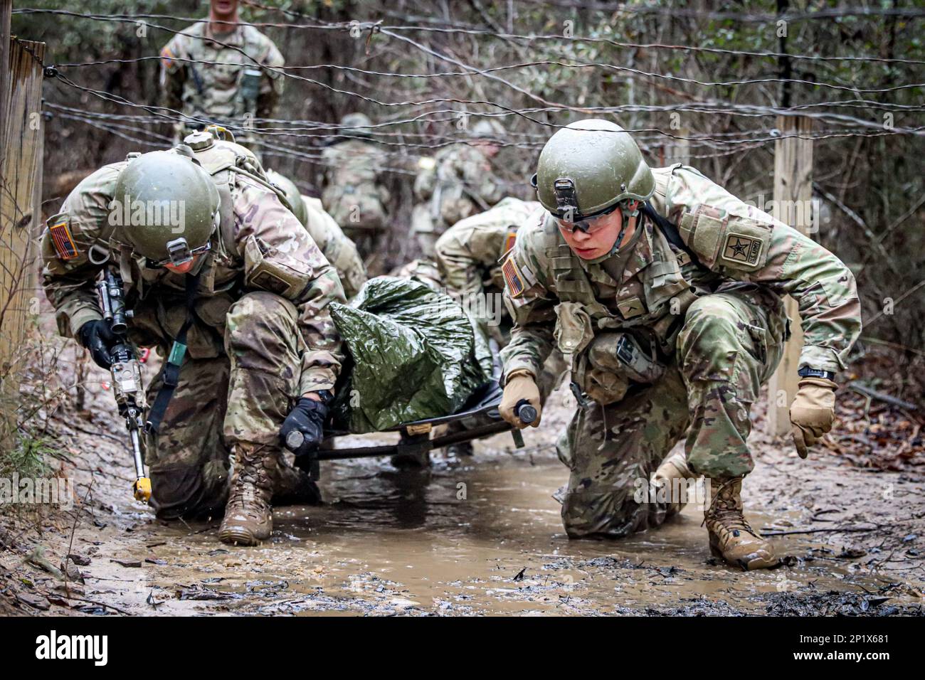 Infantry OSUT trainees, Alpha Company, 2nd battalion, 58th Infantry ...