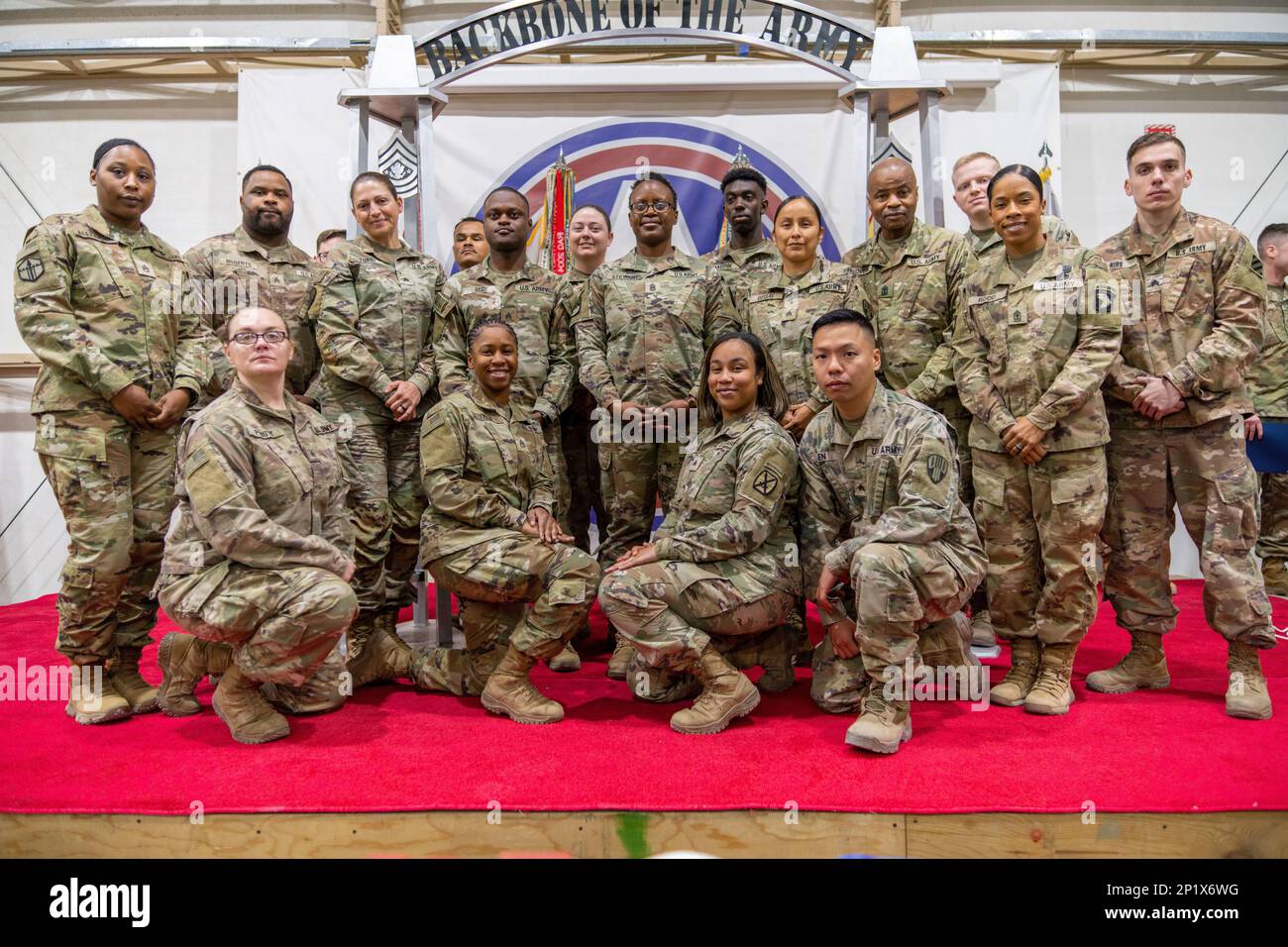 U.S. Army Soldiers with the 369th Special Troops Battalion, Task Force ...
