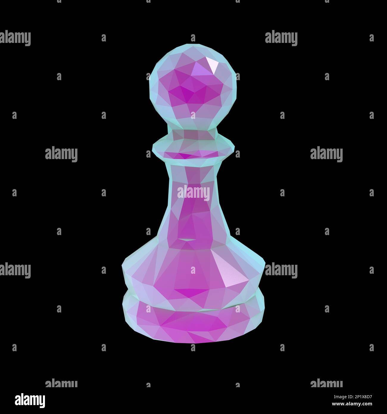Chess pawn, illustration Stock Photo - Alamy