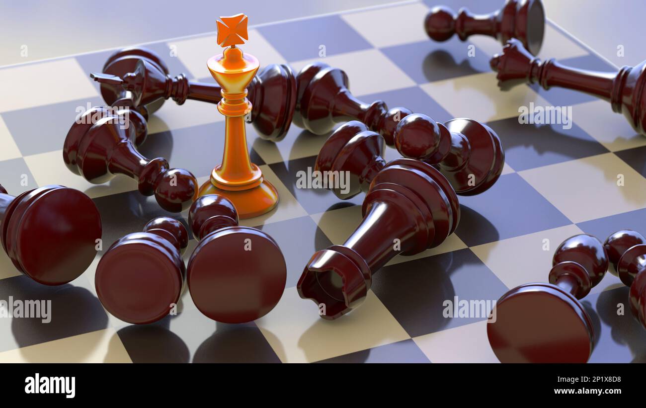 King chess piece hi-res stock photography and images - Alamy