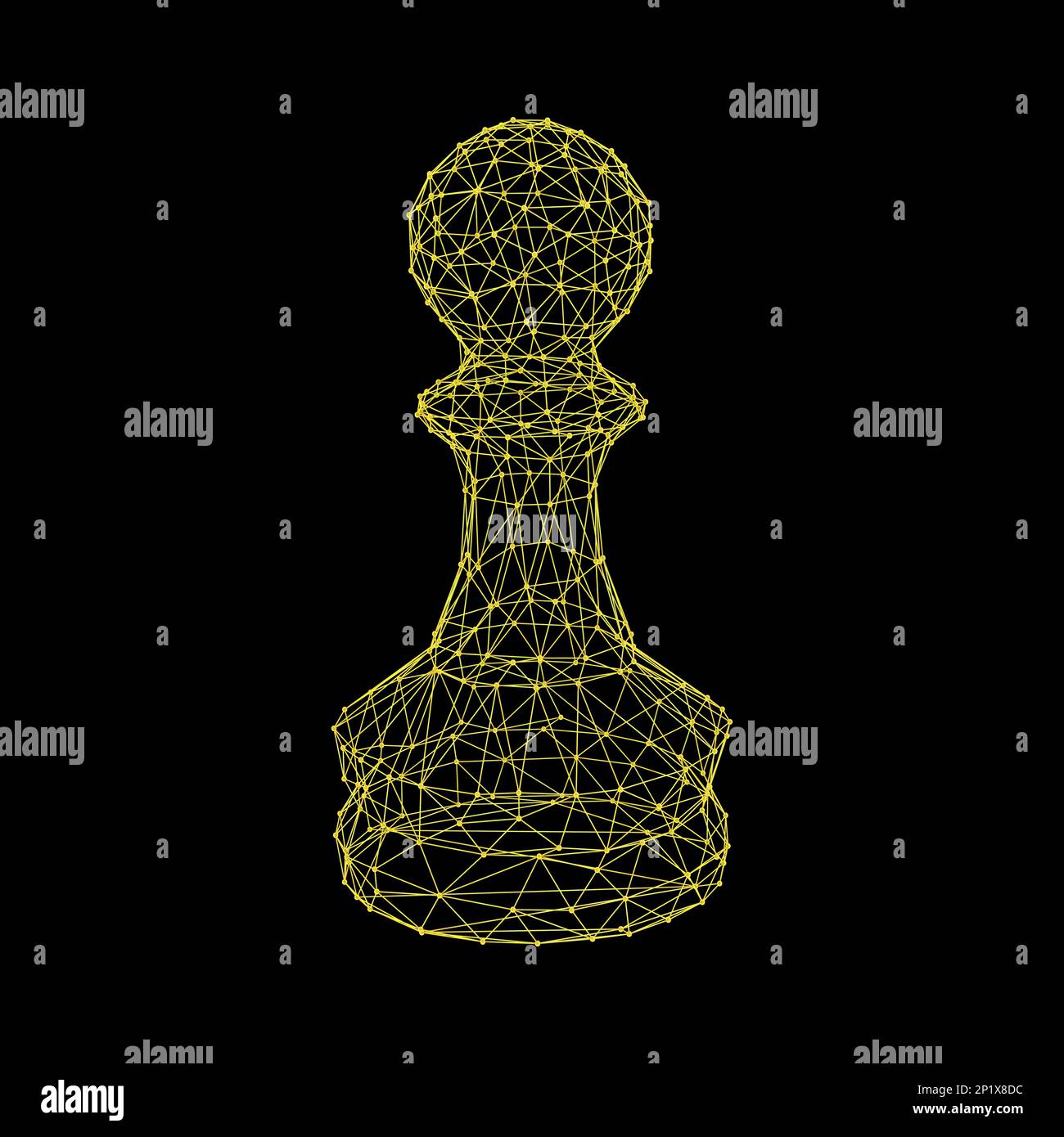 Chess pawn, illustration Stock Photo - Alamy