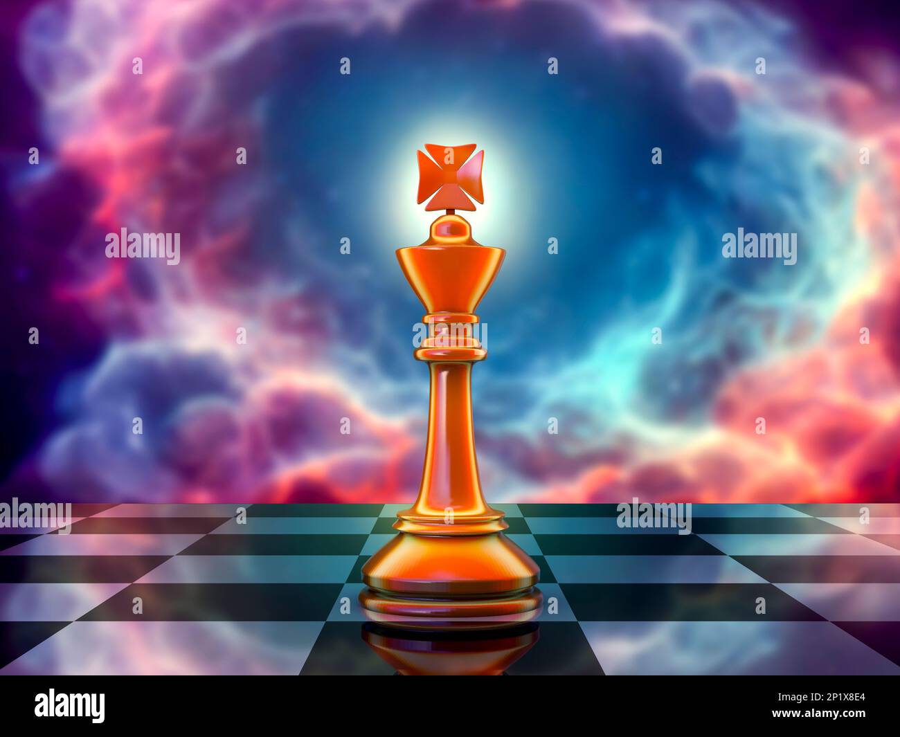 King chess piece hi-res stock photography and images - Alamy