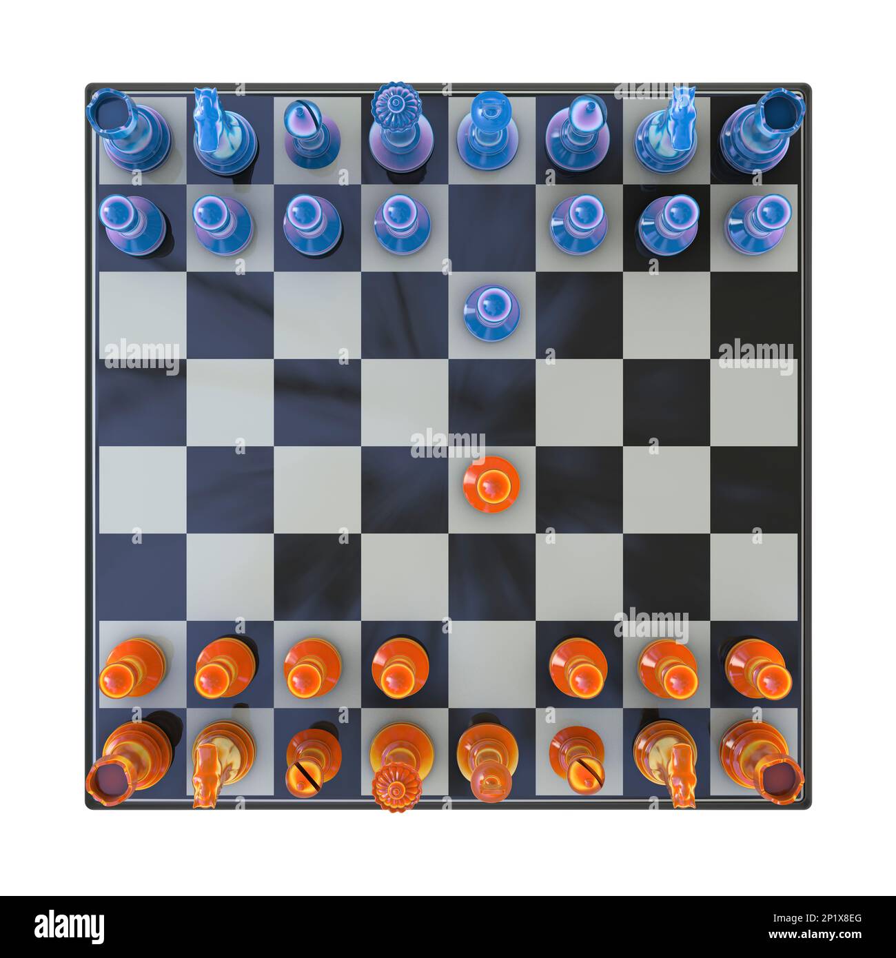 Chess game, illustration Stock Photo - Alamy