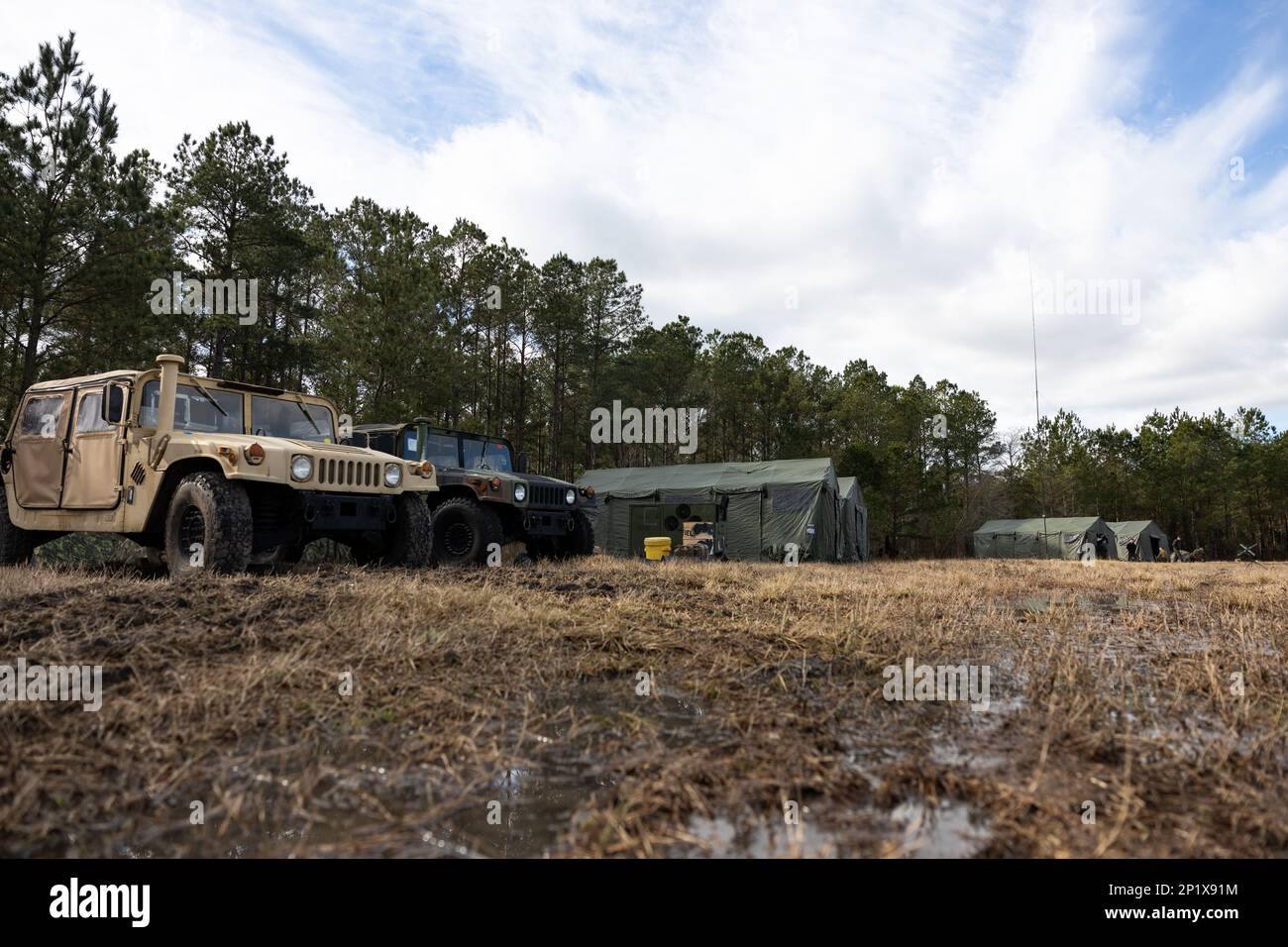 U.S. Marines with 8th Engineer Support Battalion, 2nd Marine Logistics ...