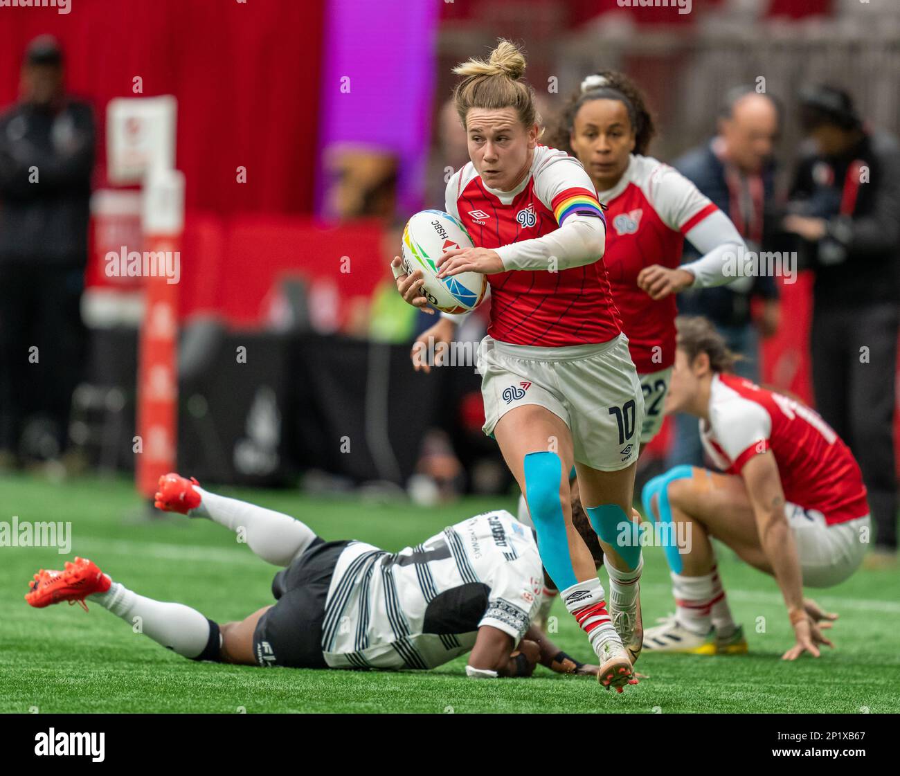 Vancouver, Canada. 3rd March, 2023. Megan Jones #10 of Great Britain ...